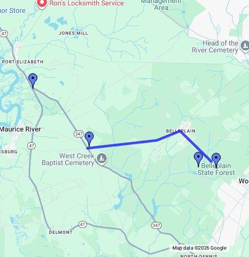 Belleplain State Forest - Google My Maps